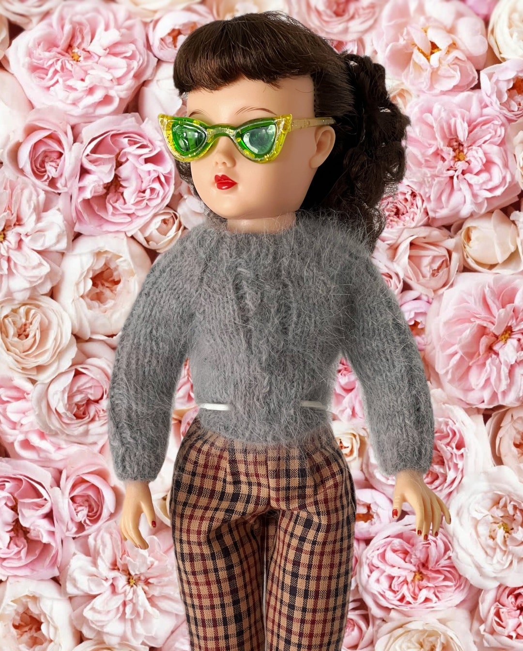 Handknit Angora Sweater for 18 Inch Miss Revlon Doll - Etsy