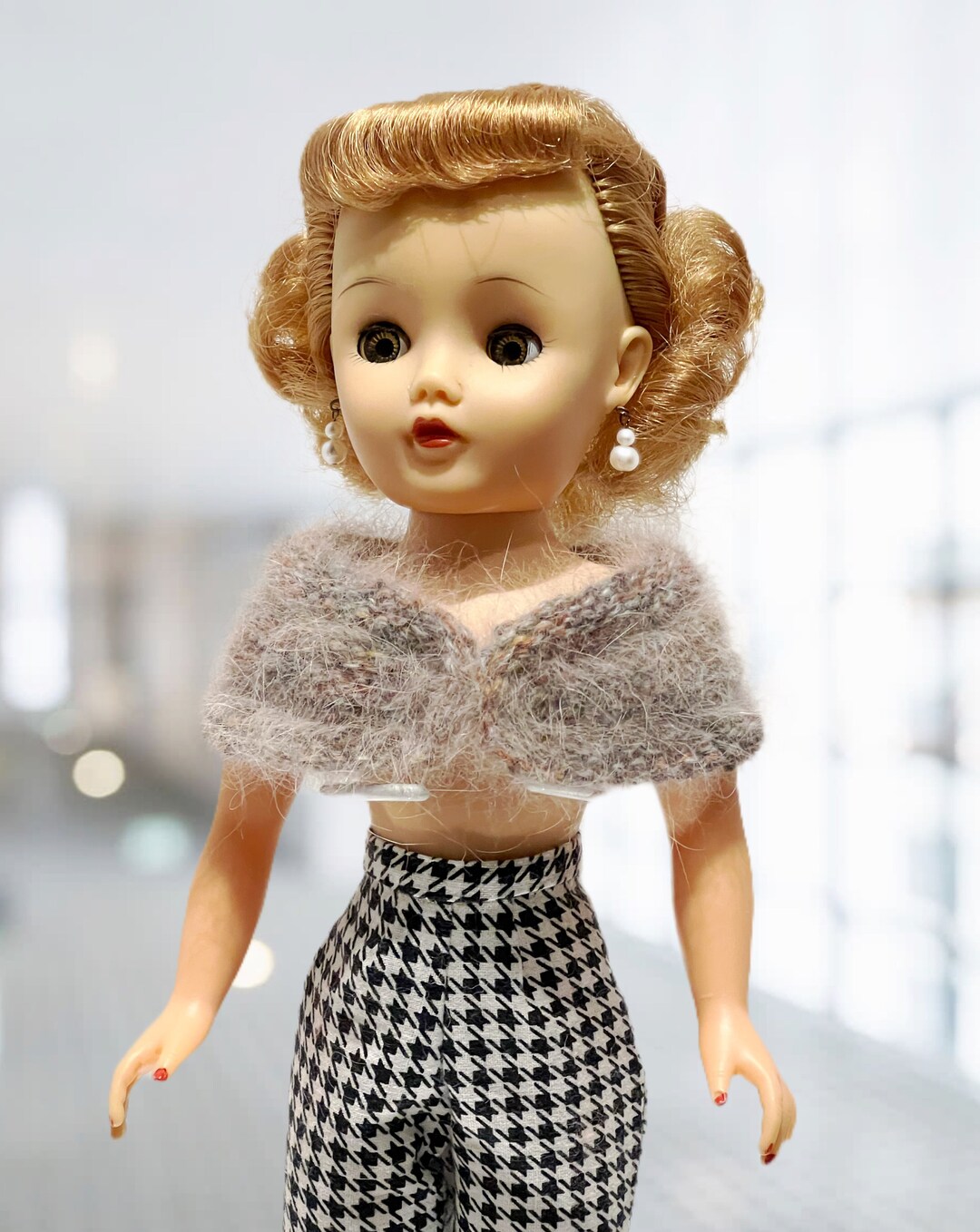 15 Inch Miss Revlon Handknit Angora Stole - Etsy