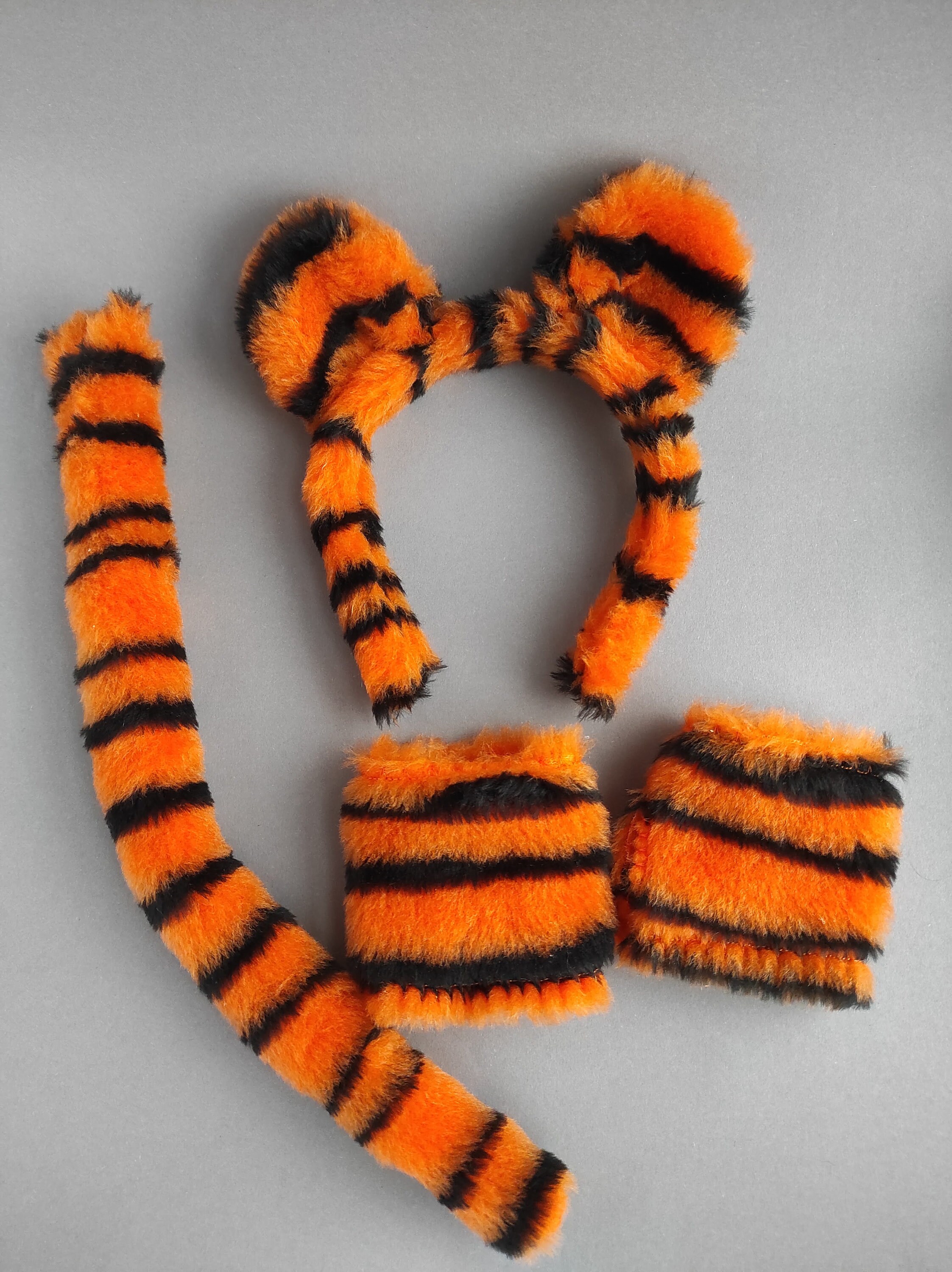 Tiger Ear Headband Tiger Headband and Tail Tiger Set Tiger - Etsy