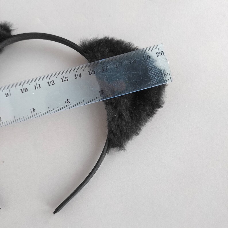 Black Cat Ears and Tail for Adult - Etsy