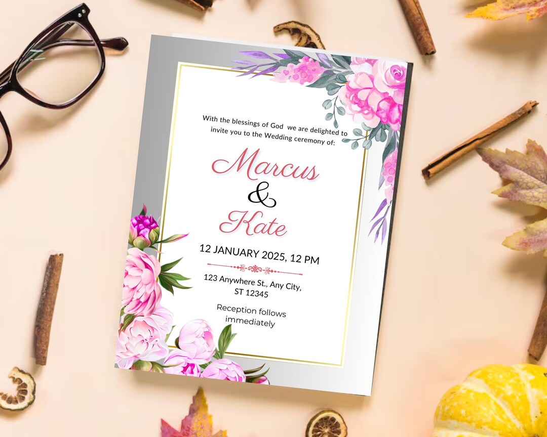 Invitation Schedule, Printable Wedding Invitation Planner – DIY Bride's ...
