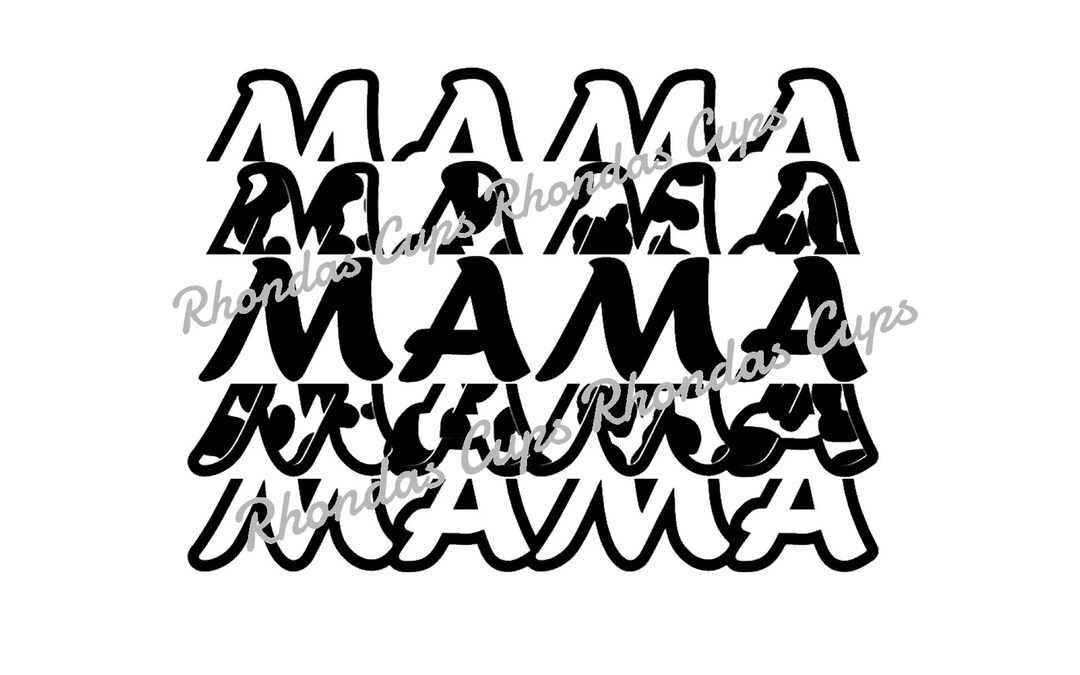 Mama, Mothers Day, Mama Svg, Mama Cow Print, Mama Leopard Print Split ...