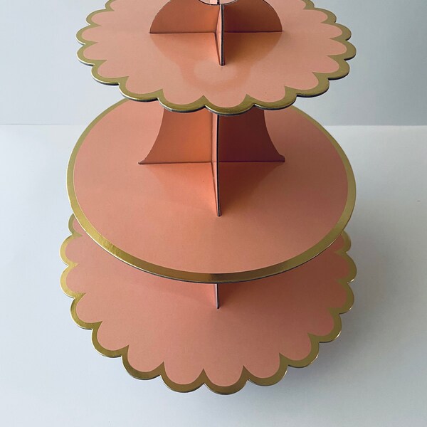 Pink Cupcake Stand - Etsy