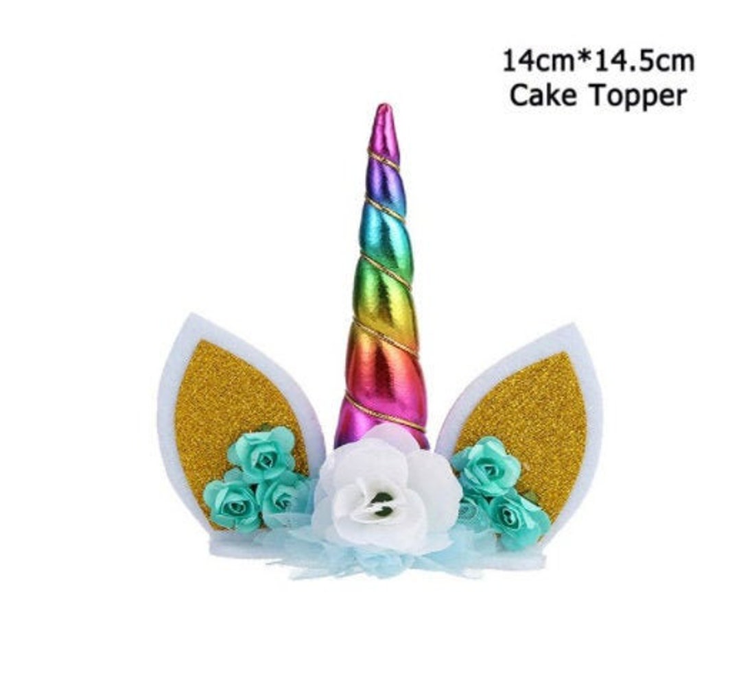 Unicorn Cake Topper - Etsy