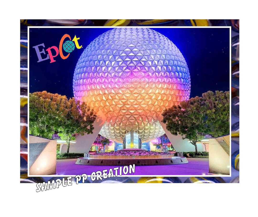 EPCOT Photo Fridge Magnet 4.5 X 3.5 Inches Travel - Etsy