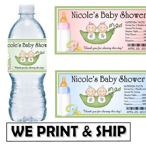 Peas in a Pod Label - Etsy