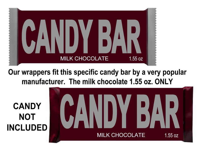 MAROON AND WHITE Graduation Party Favors Chocolate Bar Candy - Etsy