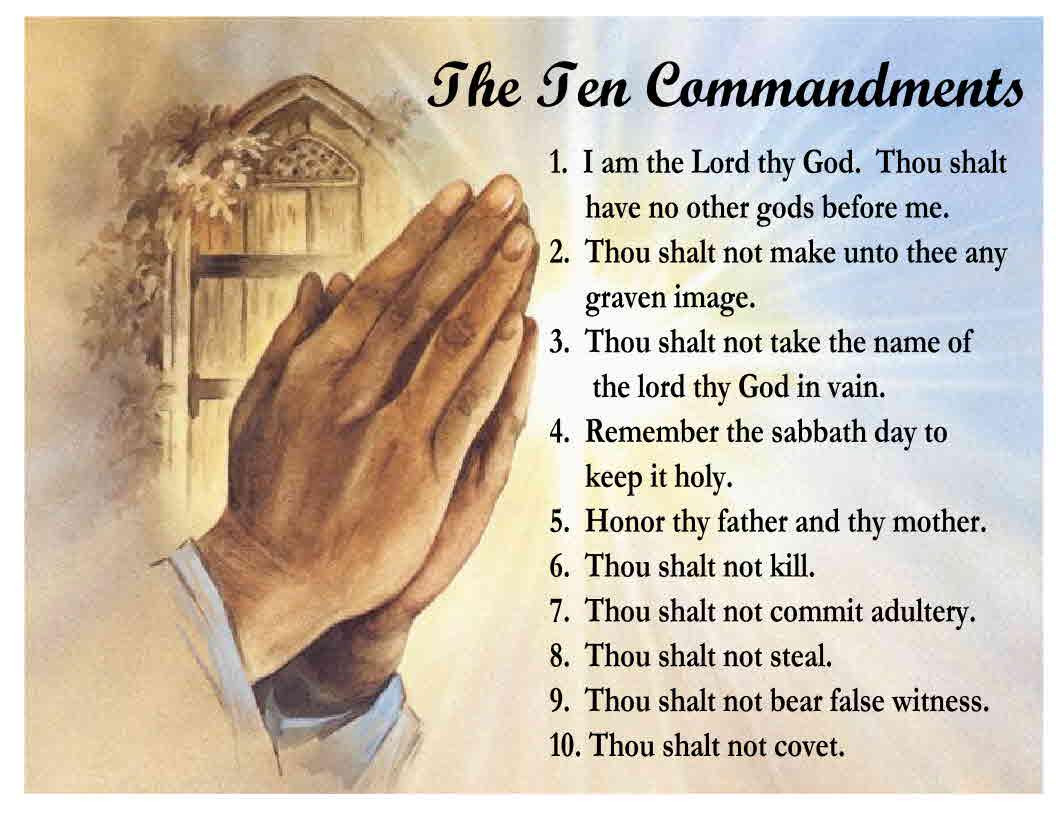 Ten Commandments PRAYER MAGNET Catholic Gift - Etsy