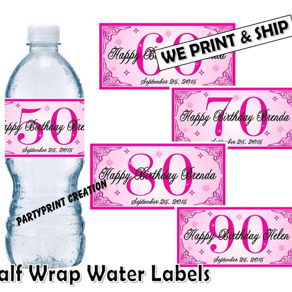 90th Birthday Labels - Etsy