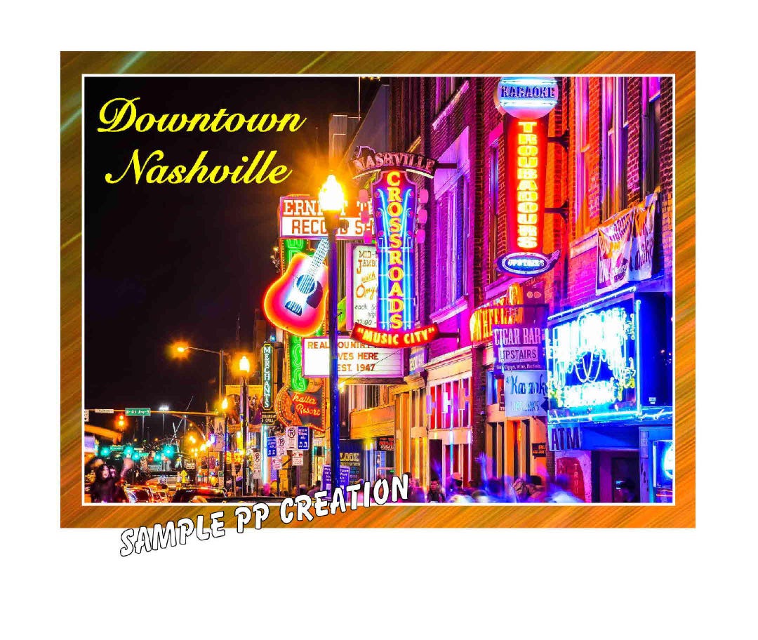 NASHVILLE TENNESSEE Photo Fridge Magnet 4.5 X 3.5 Inches Travel - Etsy