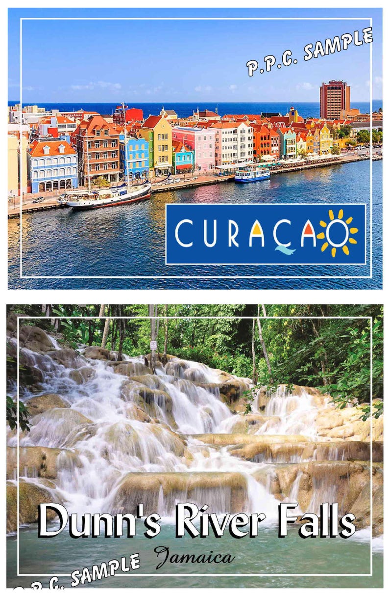Cruise Port FRIDGE MAGNETS 4 X 3 Inches Each, Cozumel, Costa Maya, Key ...