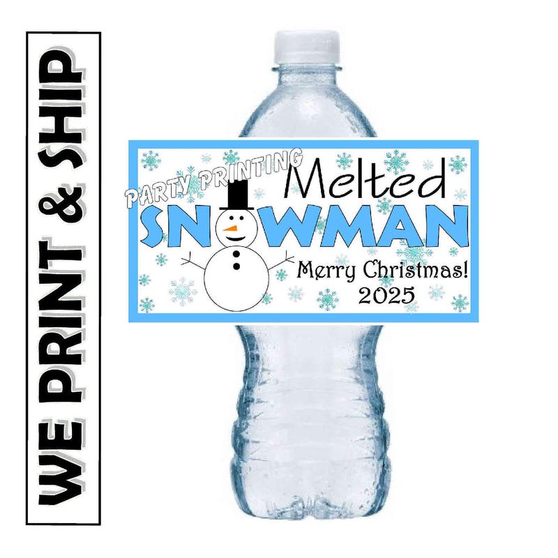 Melted Snowman Water - Etsy