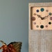 Rustic Handmade Wall Mounted Button Clock Statement Piece - Etsy