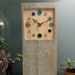 Rustic Handmade Wall Mounted Button Clock Statement Piece - Etsy