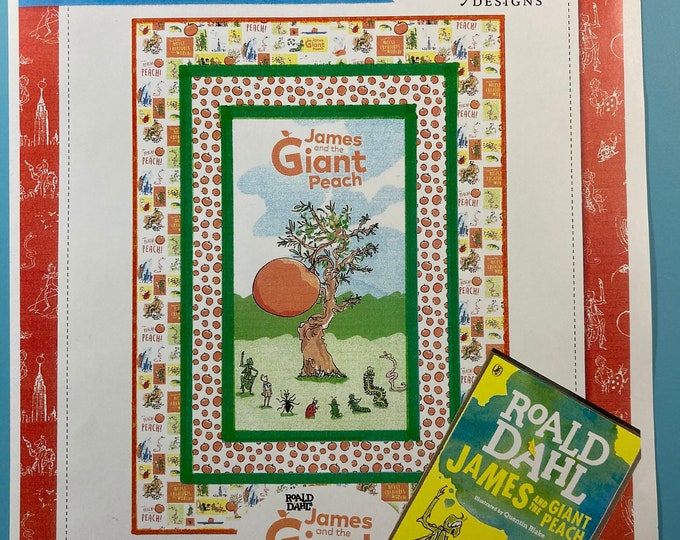 KIT - Quilt Kit James and the Giant Peach Story by Roald Dahl and Book ...