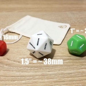 Custom Food Dice D20, Foodie, Movie, Activity, Dnd, Date Night ...