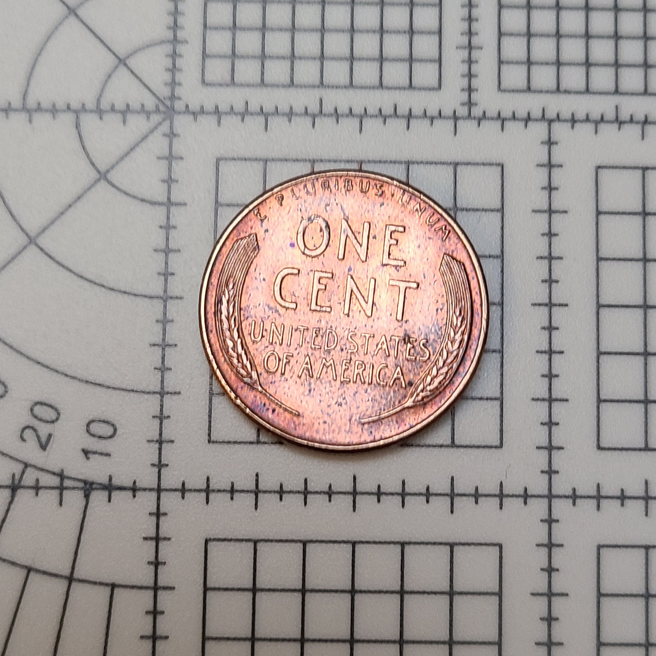 Uncirculated 1958 Wheat Penny No Mint Mark Red - Etsy