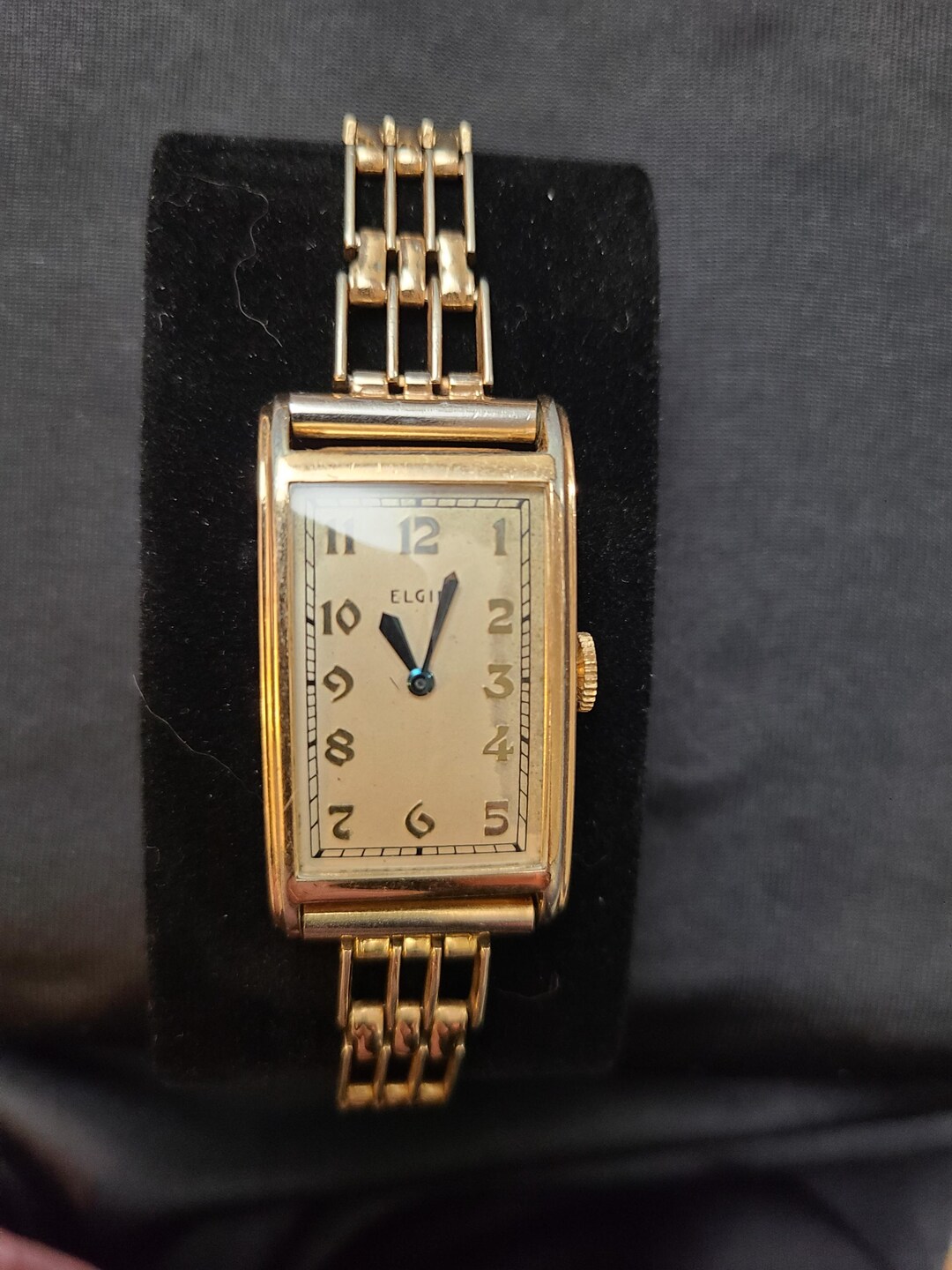 Vintage 1938 Elgin Men’s Mechanical Wristwatch Classic Art Deco Style ...