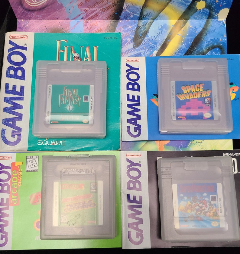 The Original 1989 Nintendo Gameboy With 4 Games - Etsy