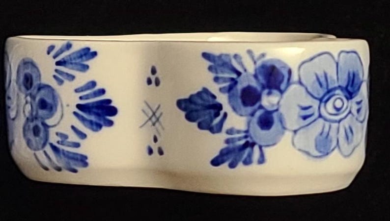 Vintage Dutch Delft Windmill Motif Trinket Box (c.1963) - Etsy