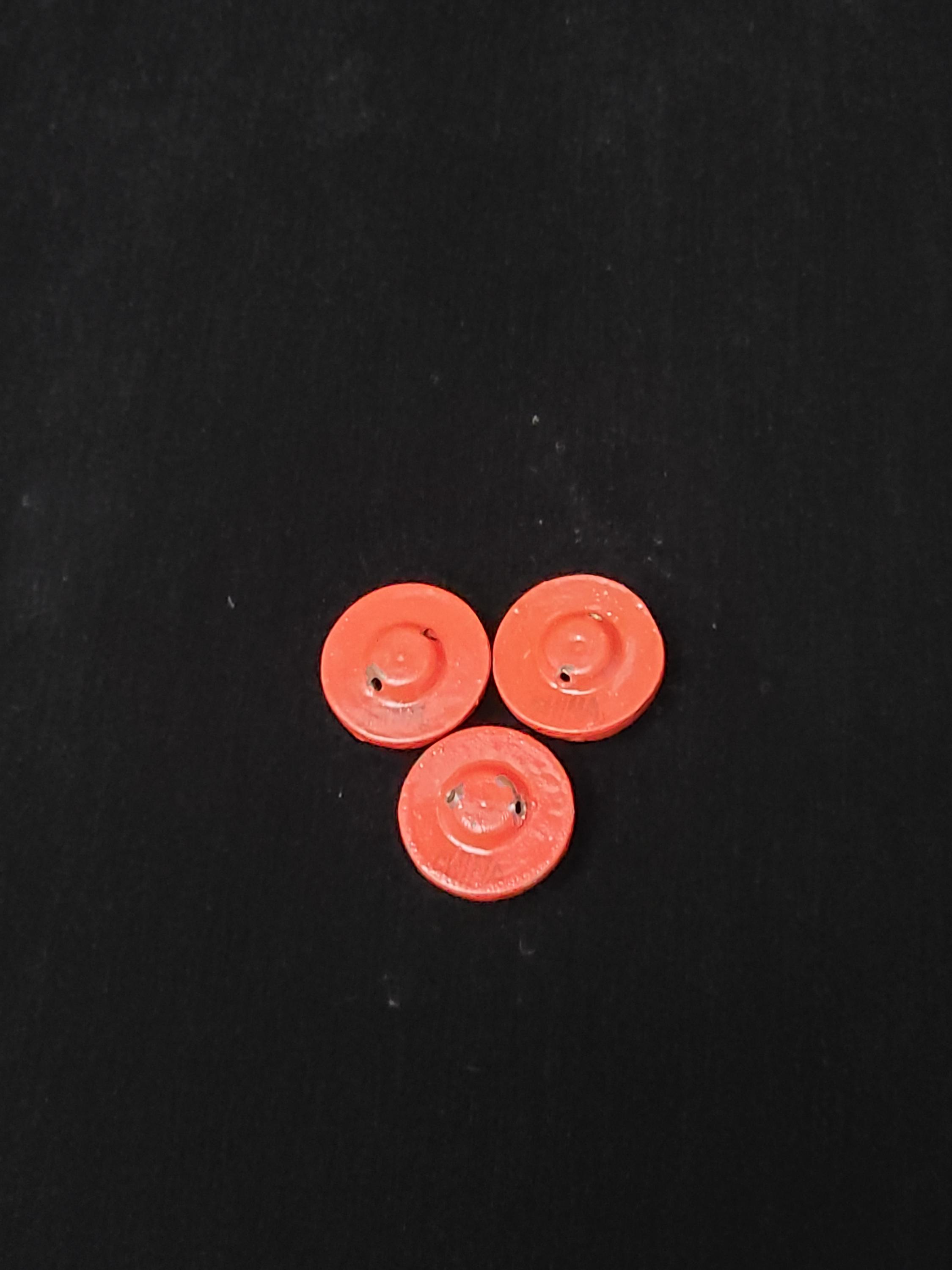 Antique Late 19th Century Chinese Hand-carved Cinnabar Buttons (c ...
