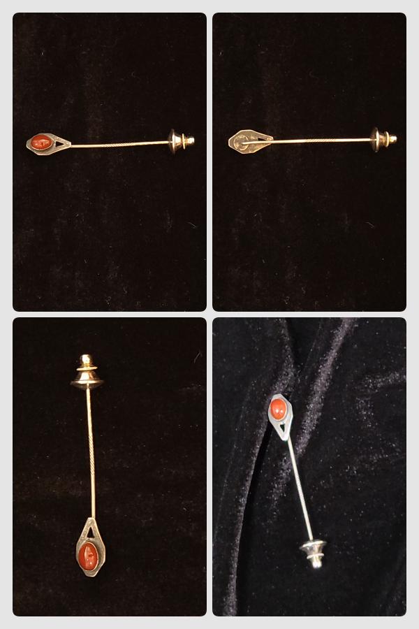 Antique Late Georgian, Early Victorian Period Sterling Silver Red ...