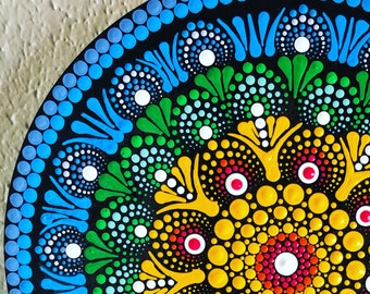 Mandalas Made With Pointillism Technique. Points of Love and - Etsy