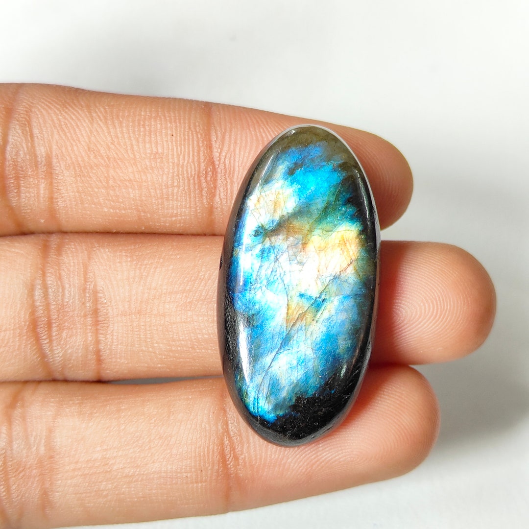 Spectrolite Labradorite Cabochon Gemstone Smooth Both Side - Etsy