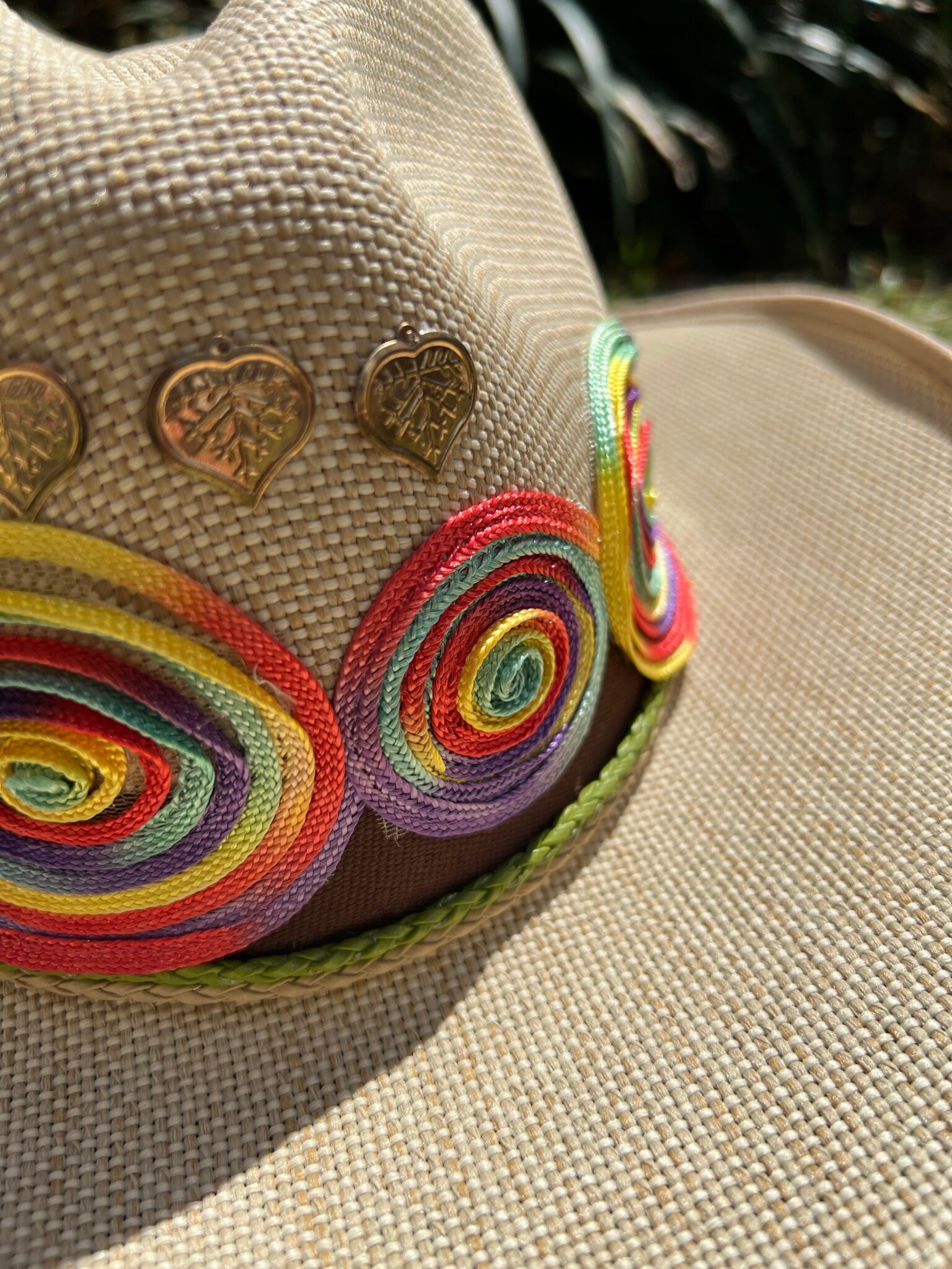 Colombian Handmade Hat, Colorful Spiral Ref, Colorful Summer Hat for ...