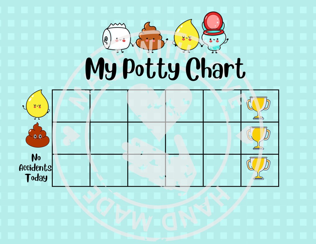 My Potty Chart Downloadable File (PNG) - Etsy