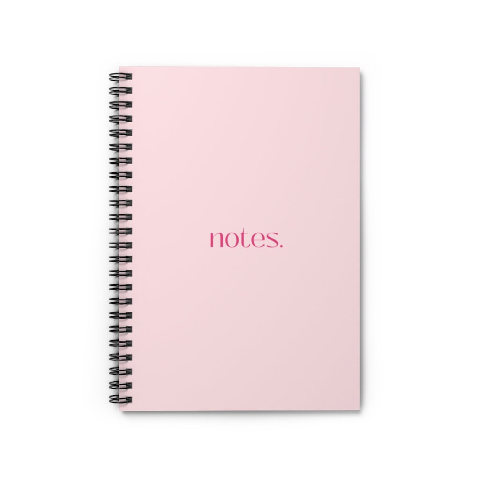 Pink Spiral Notebook Ruled Line Notebook Fun College Ruled Notebook ...