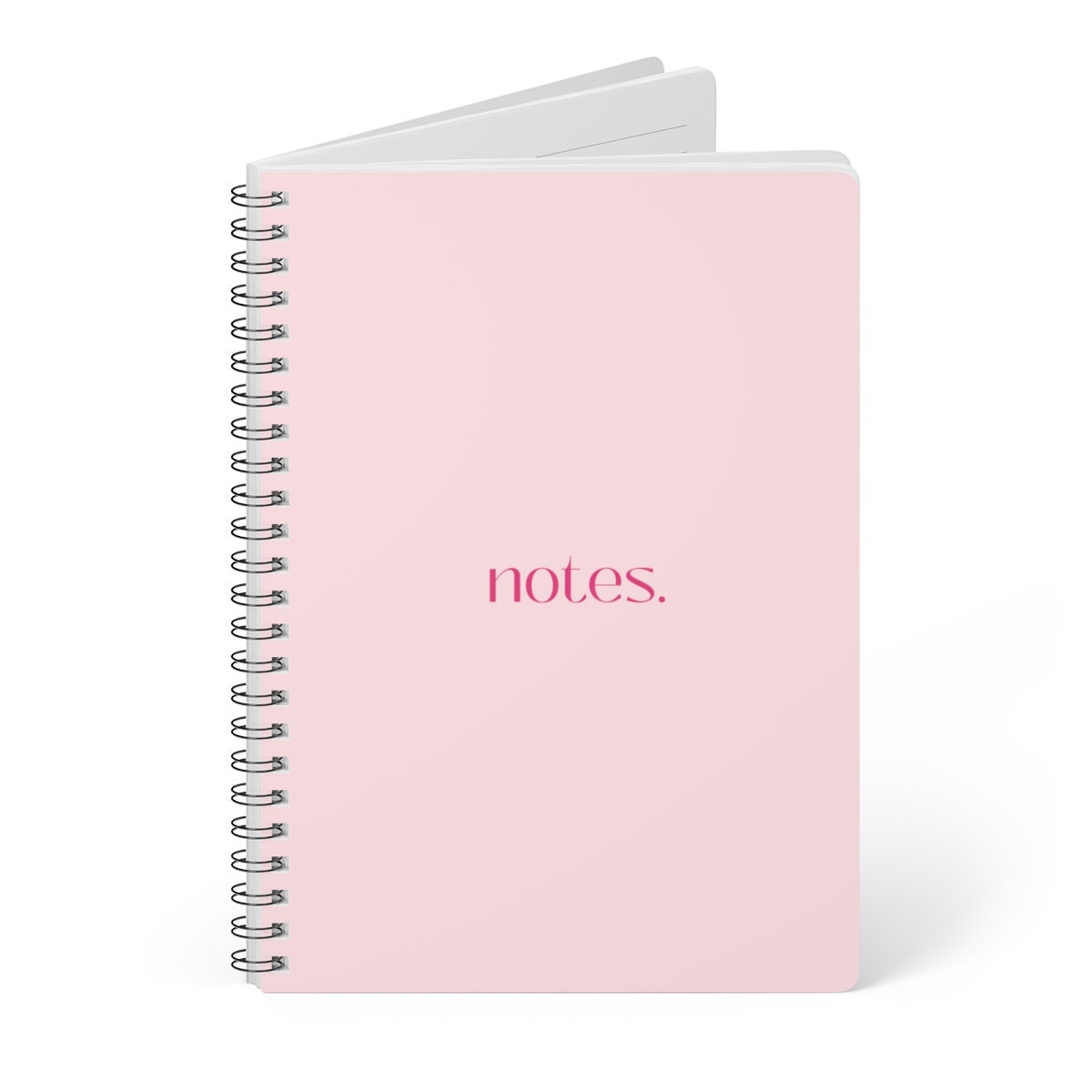 Pink Notebook Pink Spiral Notebook Pink Softcover Notebook - Etsy