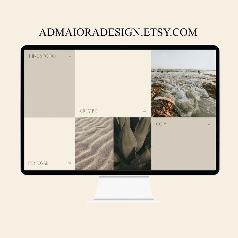 Aesthetic Desktop Wallpaper for Organizing Work School - Etsy