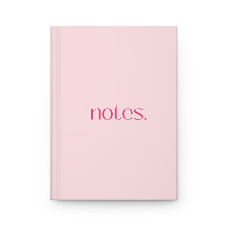 Hardcover Ruled Journal Pastel Pink Notebook Lined - Etsy