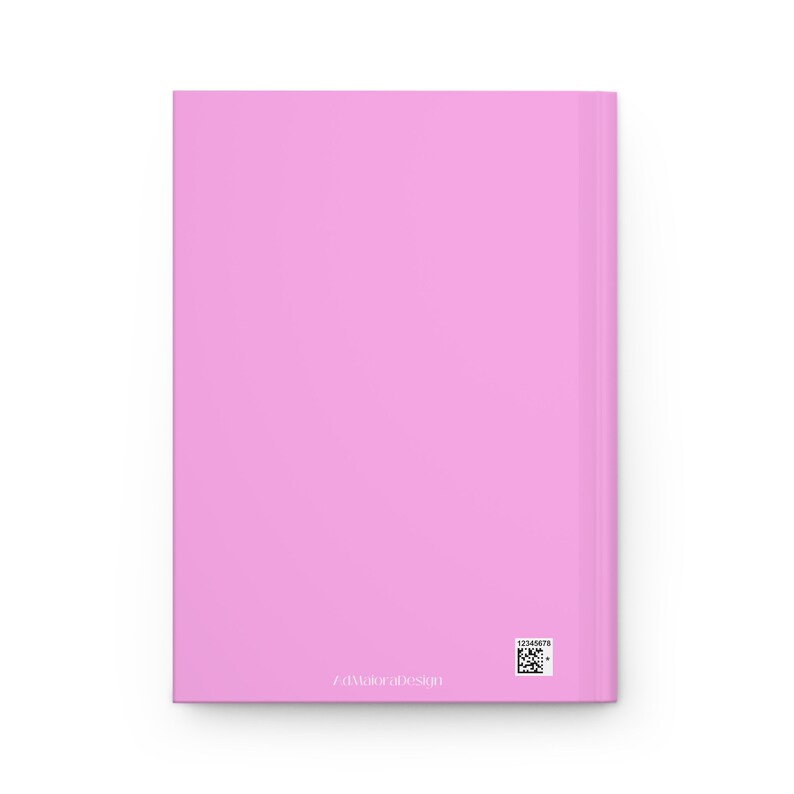 Hardcover Ruled Journal - Pastel Pink Notebook - Lined Notebook ...