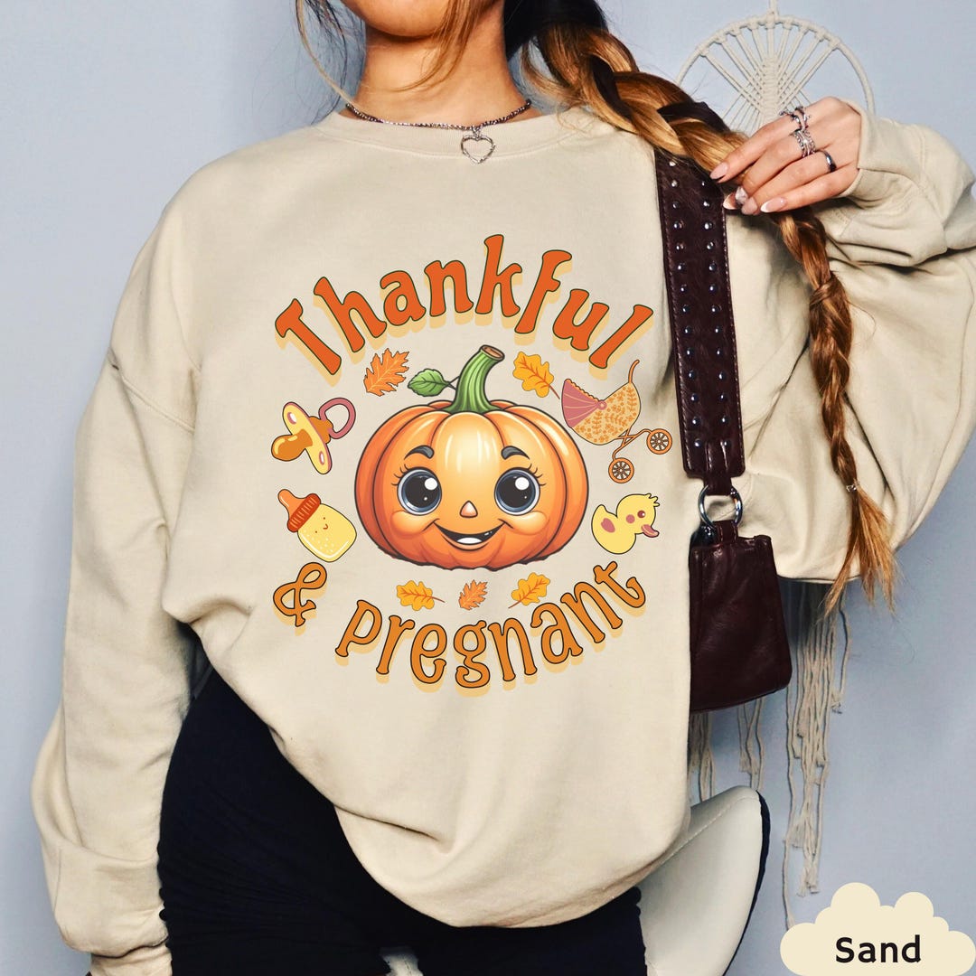 Thanksgiving Pregnant Sweatshirt/shirt,fall Maternity Shirt,fall ...