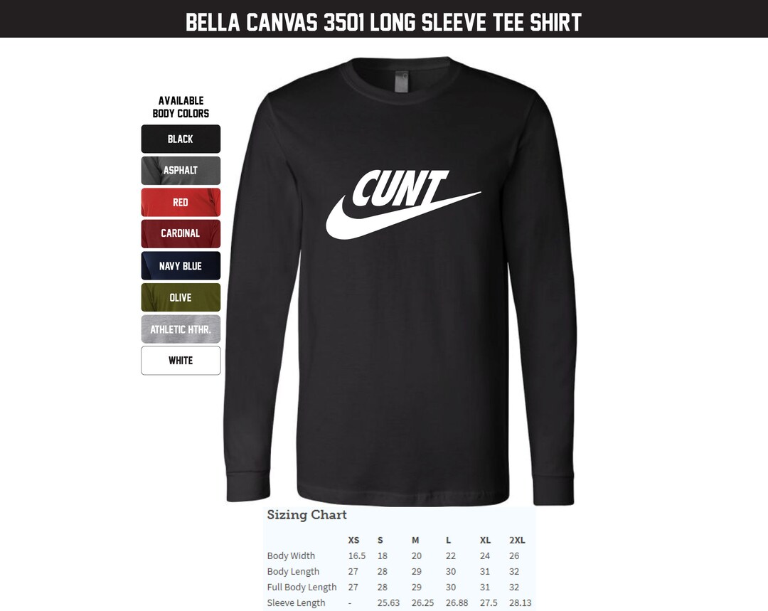 Cunt Logo Long Sleeve Tee Alternative Clothing Edgy Clothing - Etsy UK