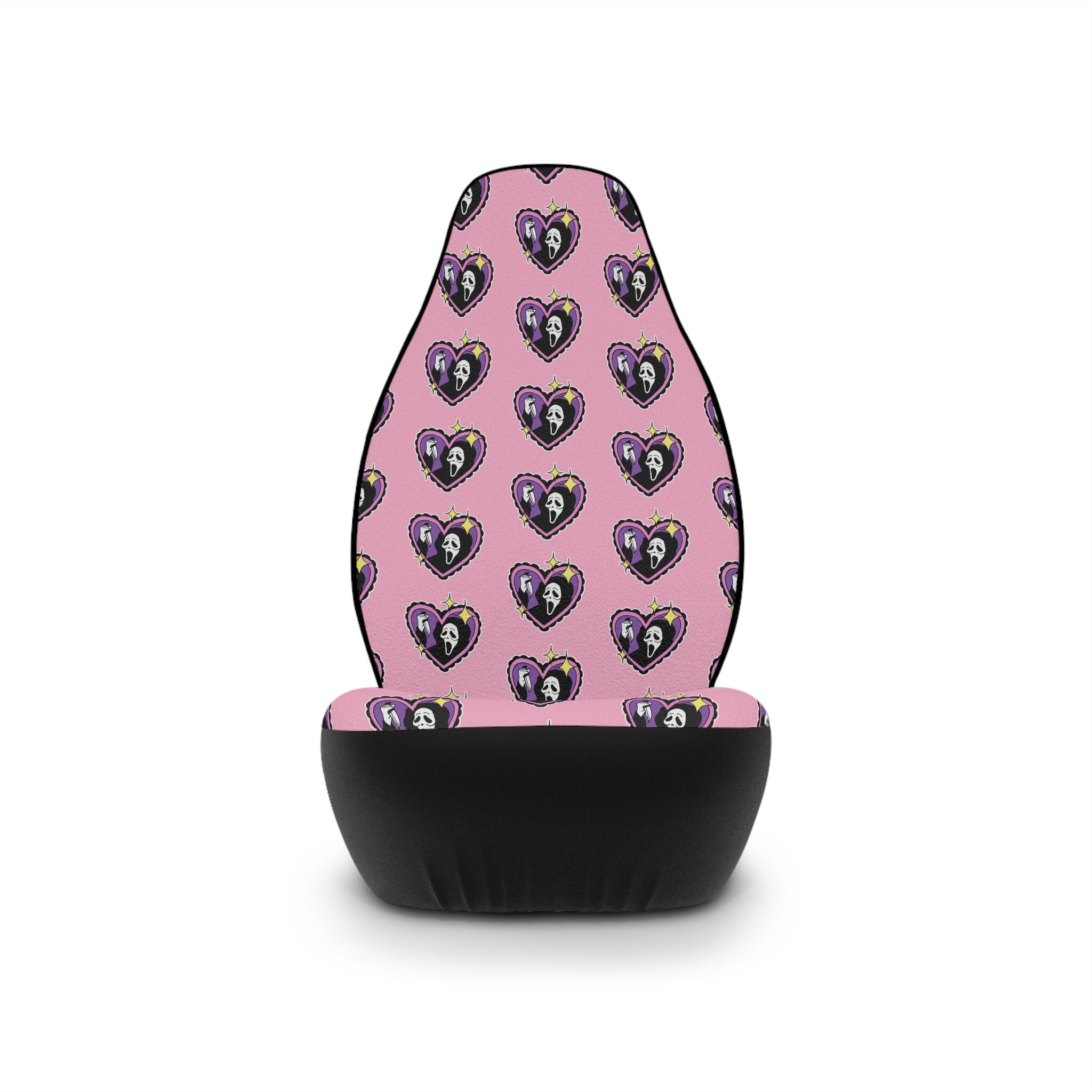 Scream Heart Car Seat Covers, Pastel Goth Car Accessories for Car sold ...