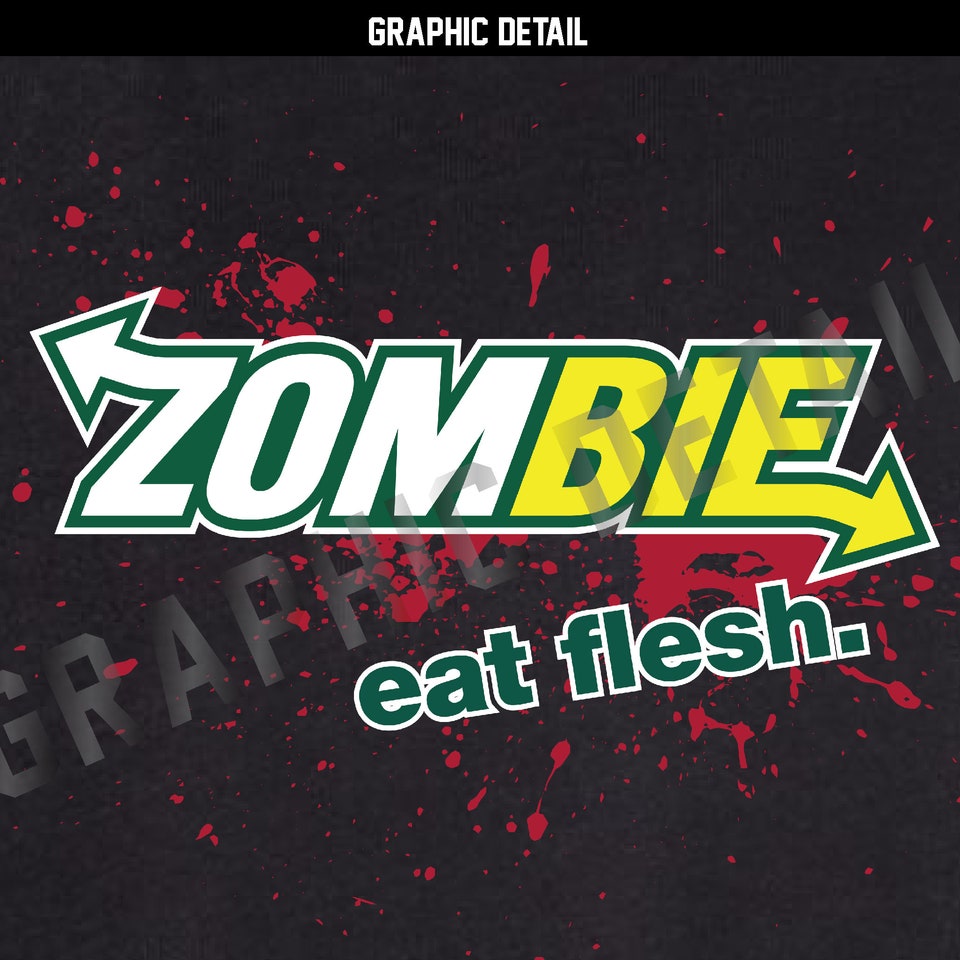 Zombie Eat Flesh Hoodie | Alternative Fashion Horror Fans Goth Hoodie ...