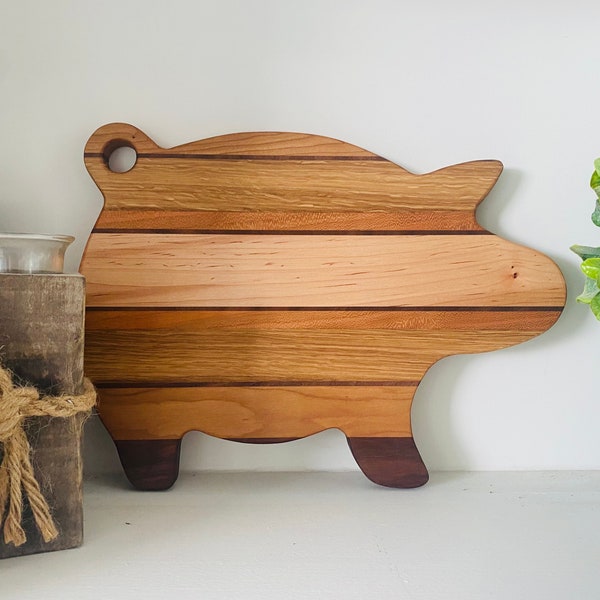 Pig Cutting Board - Etsy