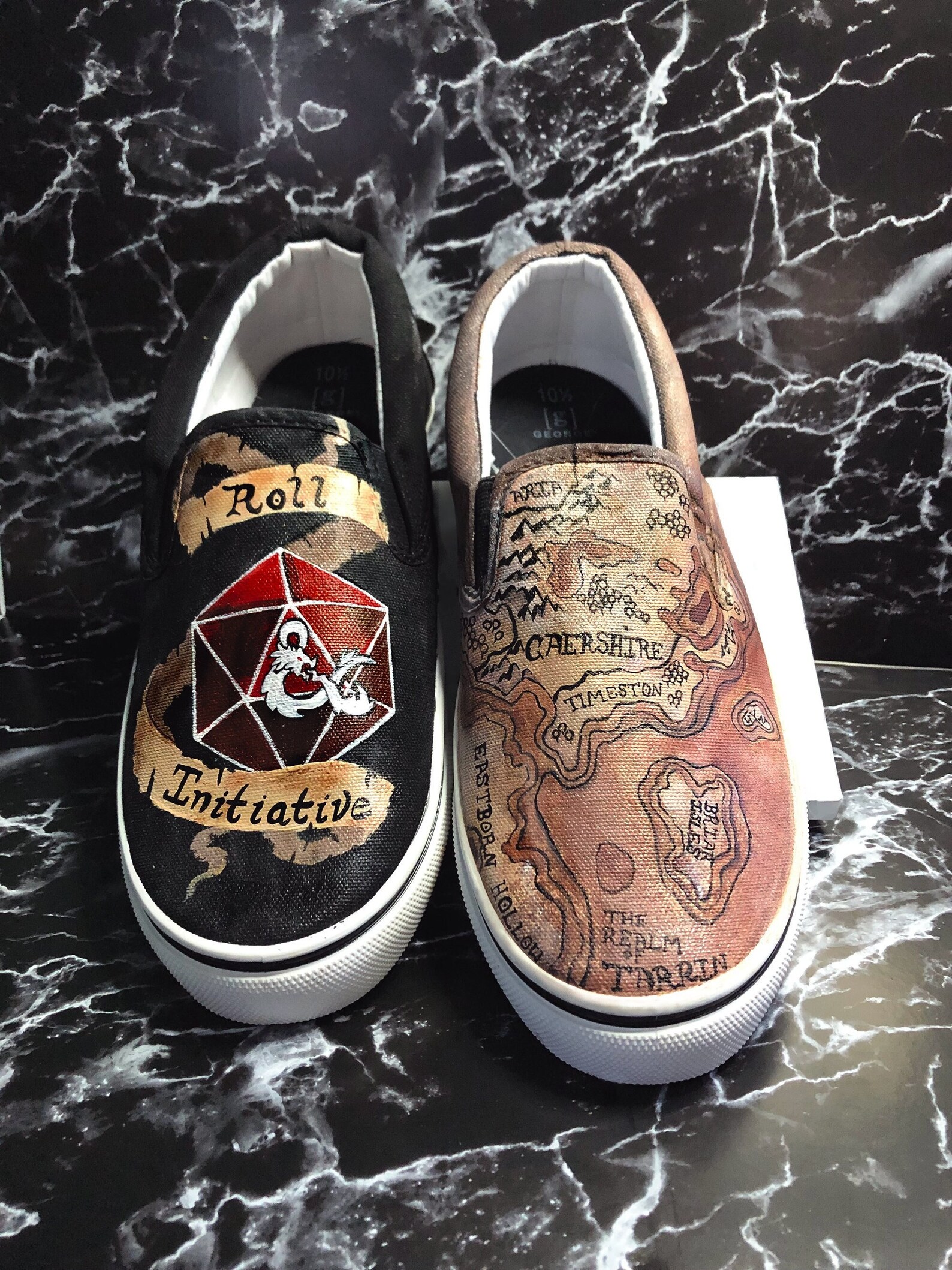 Role Playing Shoes- Custom Painted- EXAMPLES - Etsy