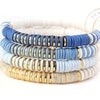 Fashion Heishi Bracelet Stack Set | Heishi Bracelet | Beaded Bracelet ...