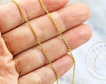 Brass Cable Chain Raw Brass Chain Open Link 0.26 X - Etsy