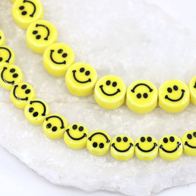 Smiley Face Beads - Etsy