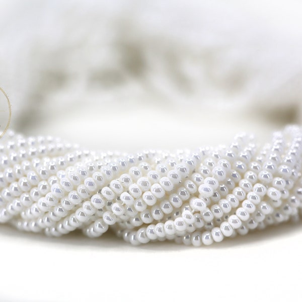 White Beads - Etsy