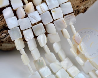 Brown MOP Rice Beads Brown Shell Barrel Beads Natural Seashell Rice ...