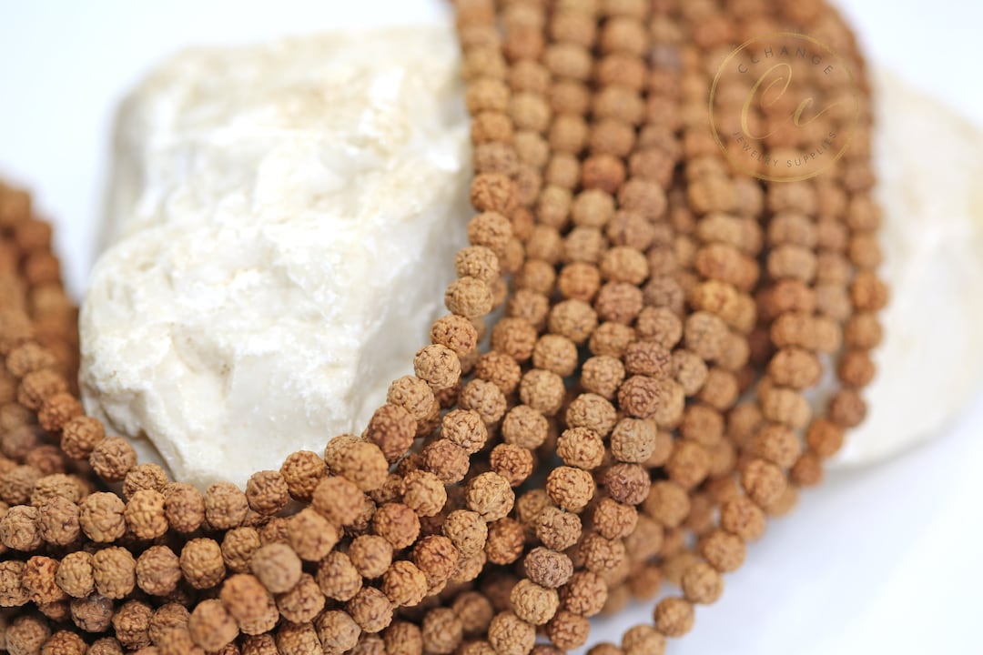 6mm Rudraksha Beads, Natural Rudraksha Seed Beads 1 Strand 108 Pcs - Etsy