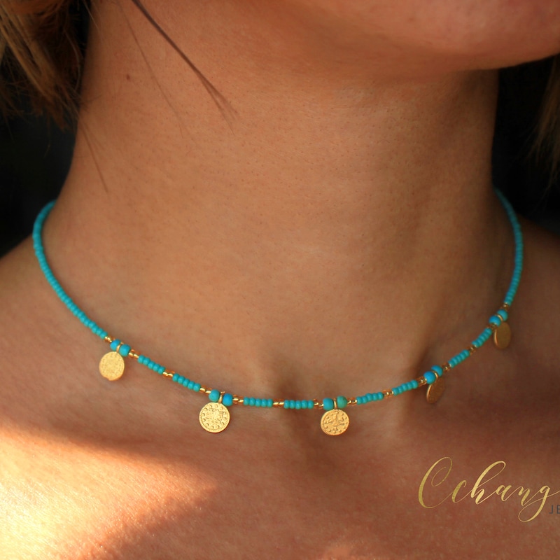 Seed Bead Necklace - Etsy