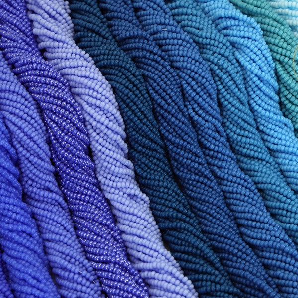 Shades of Blue Beads - Etsy