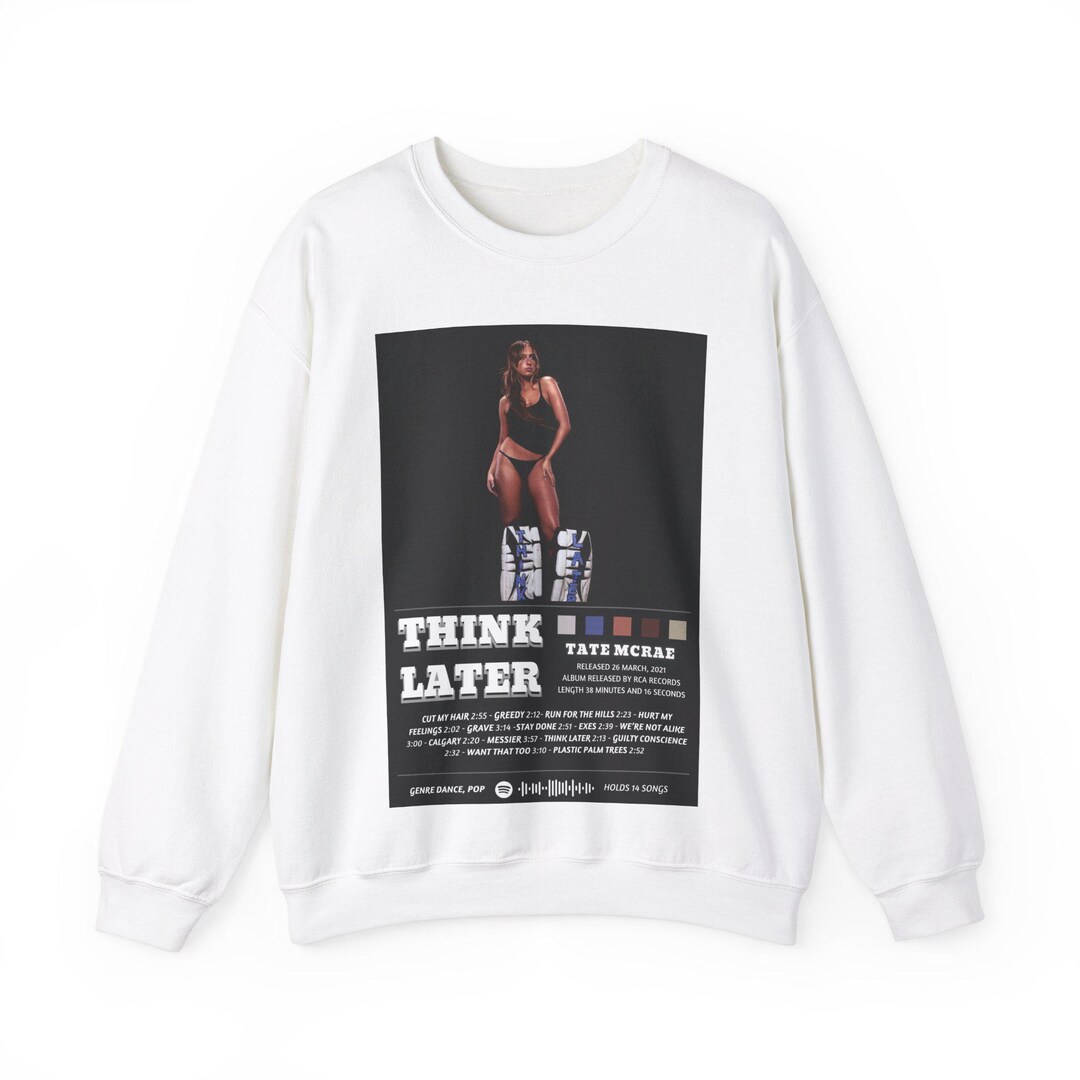 Tate Mcrae Inspired Think Later Album Poster Unisex Heavy Blend ...